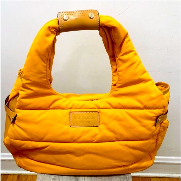 kate spade | Bags | Vintage Kate Spade New York Nylon Leather Quilted ...